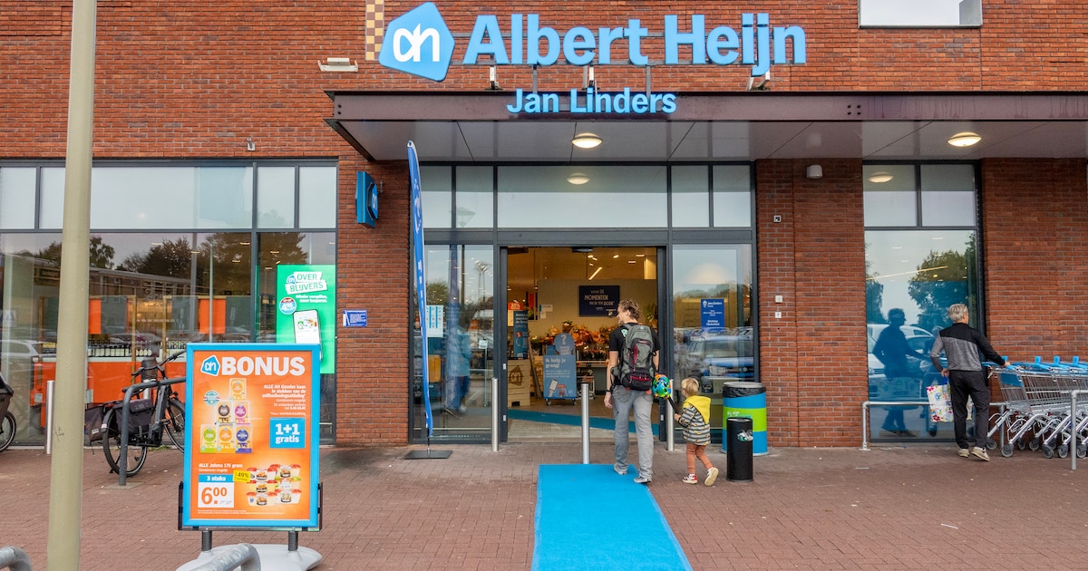 Plotseling staan er twee Albert Heijns op slechts 130 meter afstand ...