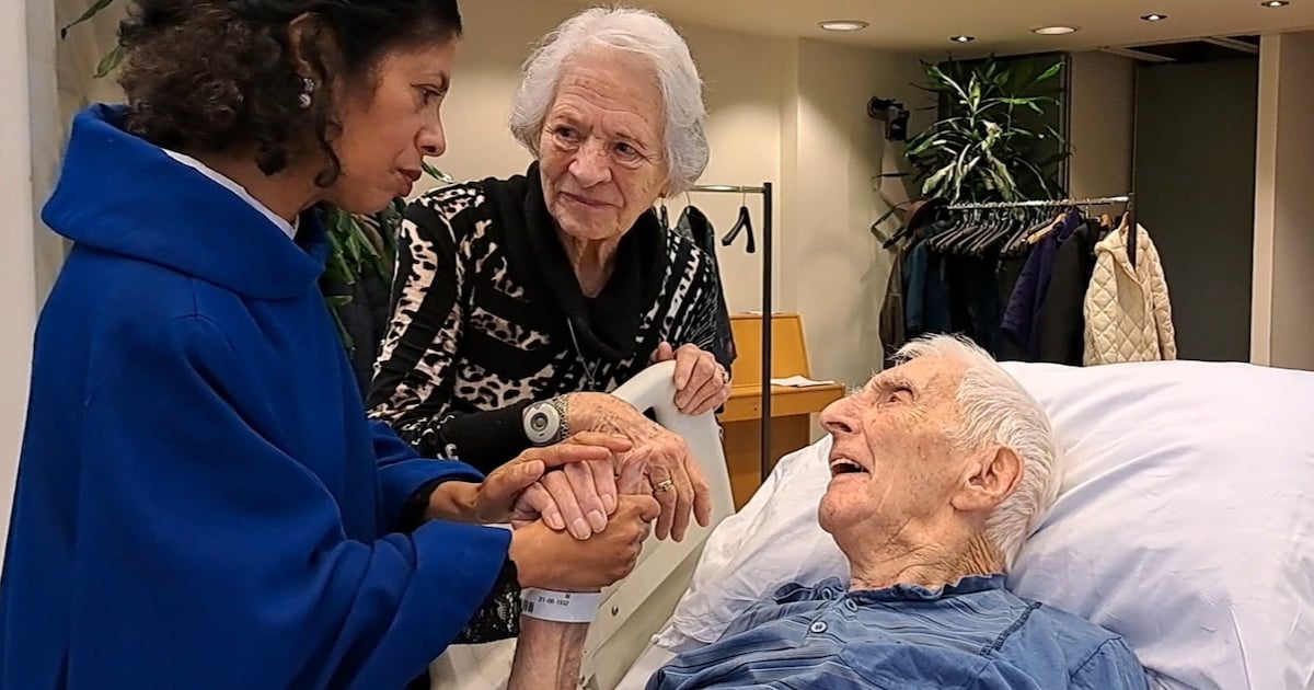 Ernstig zieke Gerard (92) is ‘net voor de dood weggehaald’, maar ...