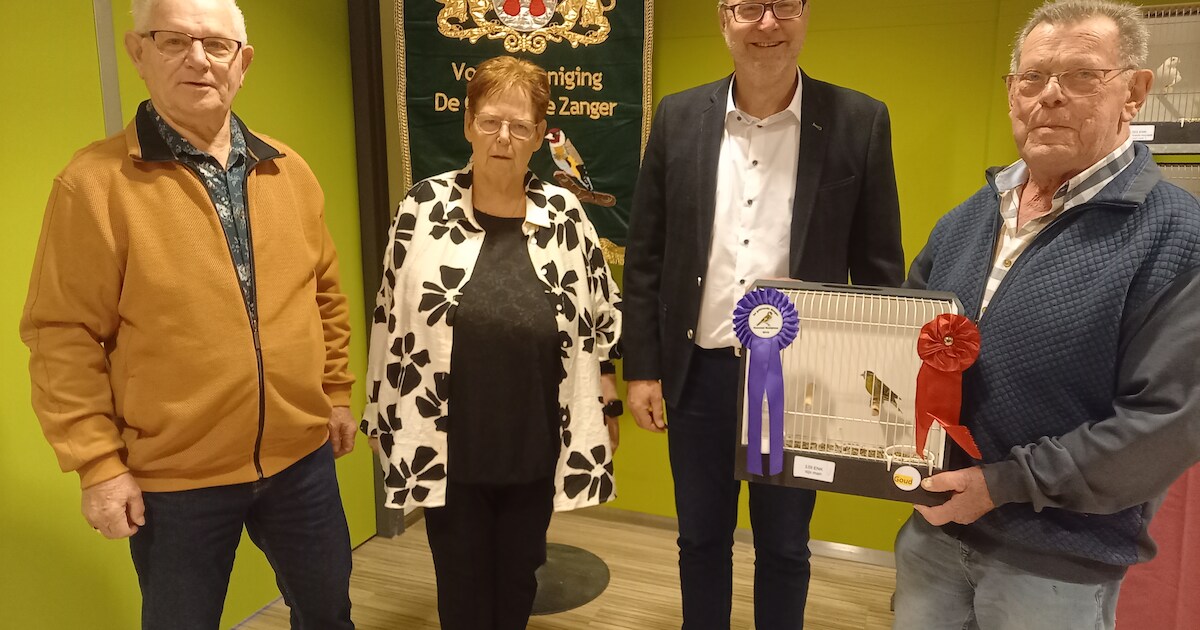 Jan wint prijs met zijn fraaie sijs | Regio | De Gelderlander.nl