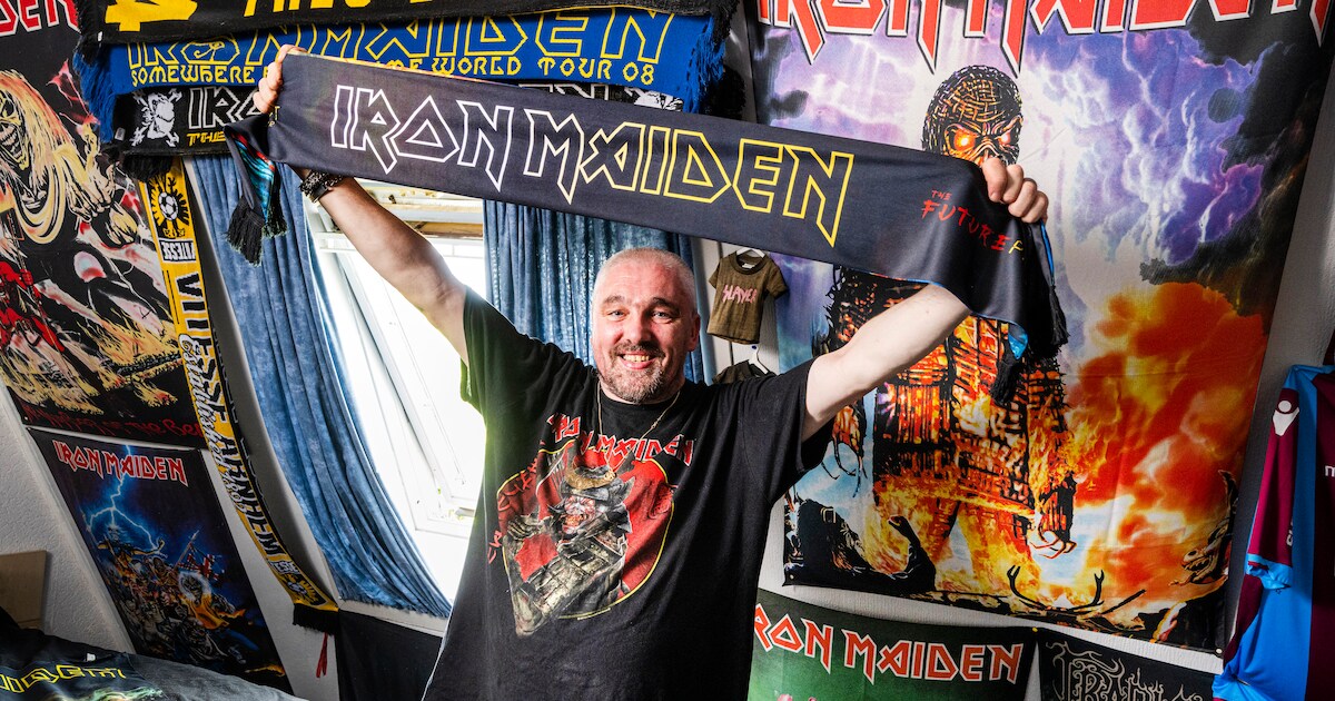 Superfan Ronald gaat met rollator naar Iron Maiden: ‘Ik wil vooraan ...
