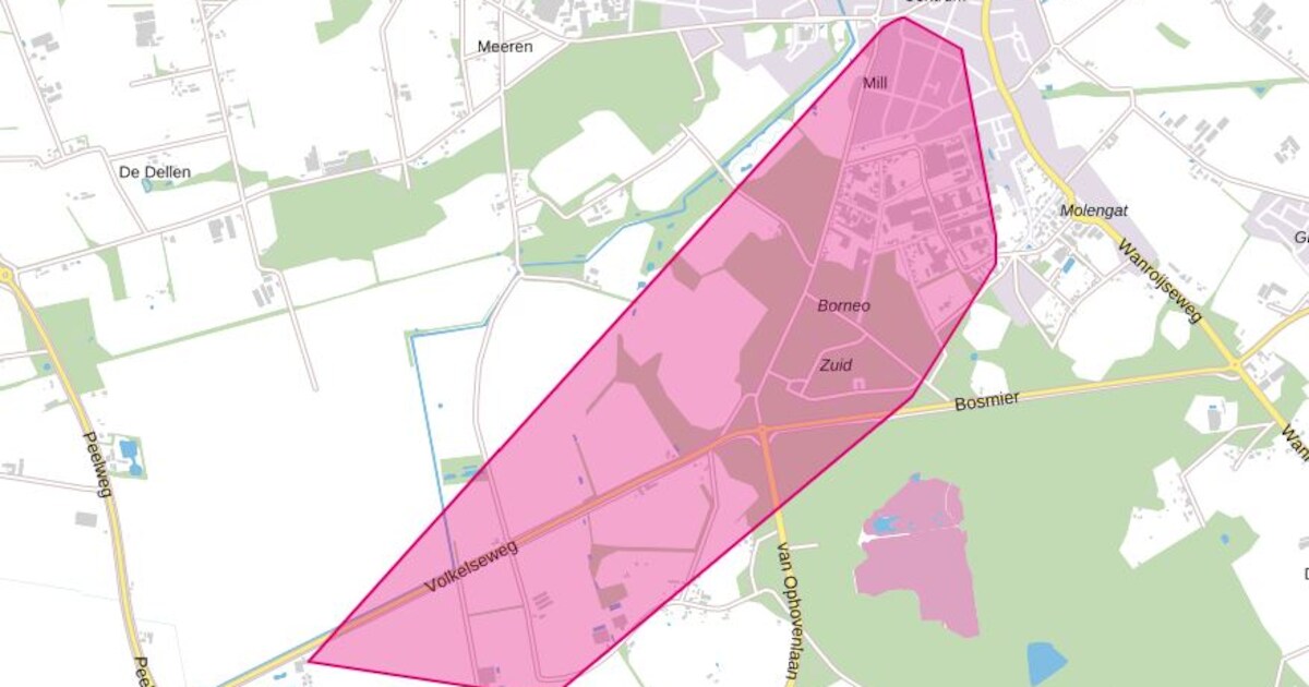 Stroomstoring in groot deel van dorp Mill voorbij | Regio | De ...