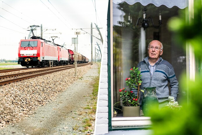 Gerard (83) vecht al dik 30 jaar tegen de overlast van goederentreinen ...