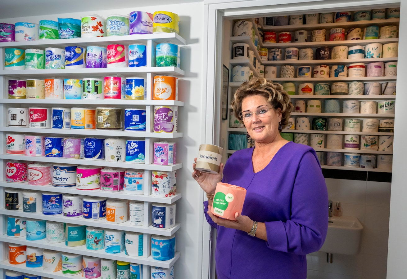 Caroline zit met deze unieke verzameling in haar maag en wil er vanaf ...