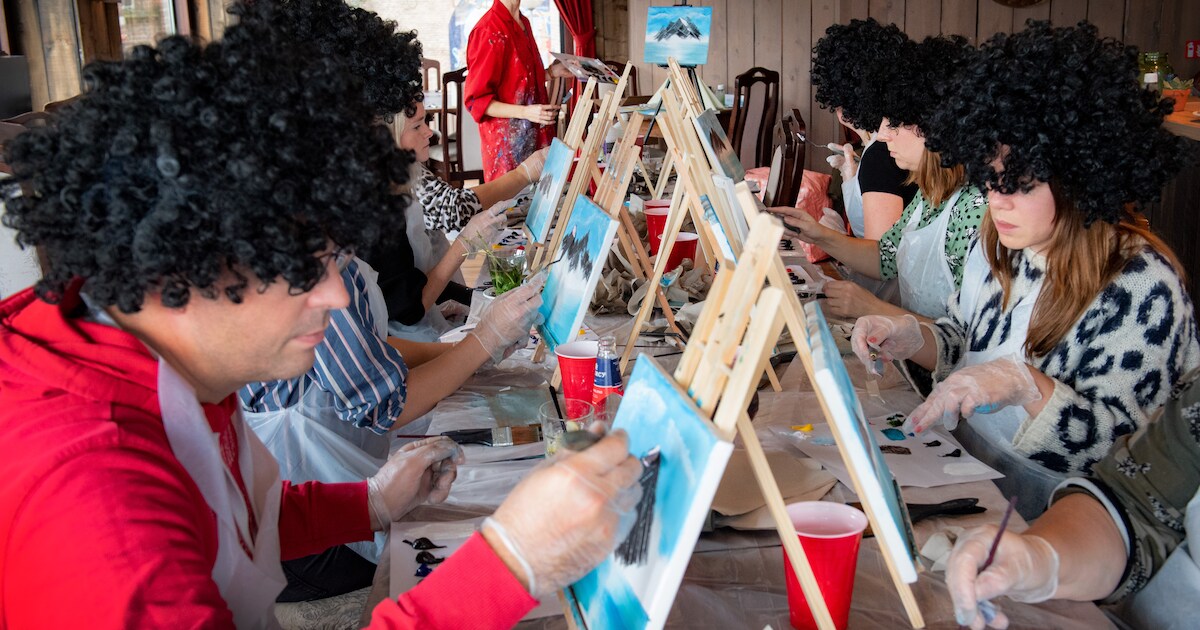 Leren schilderen als cultheld Bob Ross in twee uur | Nijmegen | De ...