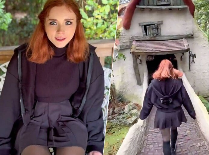 Prijswinnende pornoactrice neemt video op in het Sprookjesbos, maar de ...