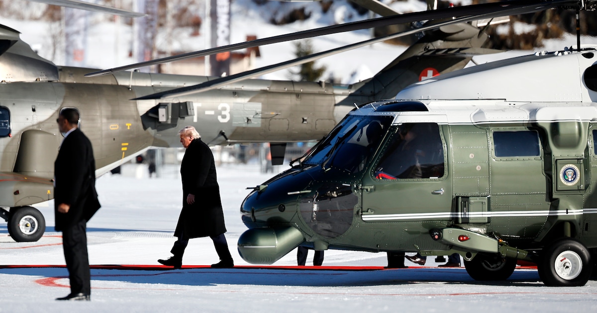 LIVE VS | Trump begint zijn toespraak in Davos over ‘America First ...