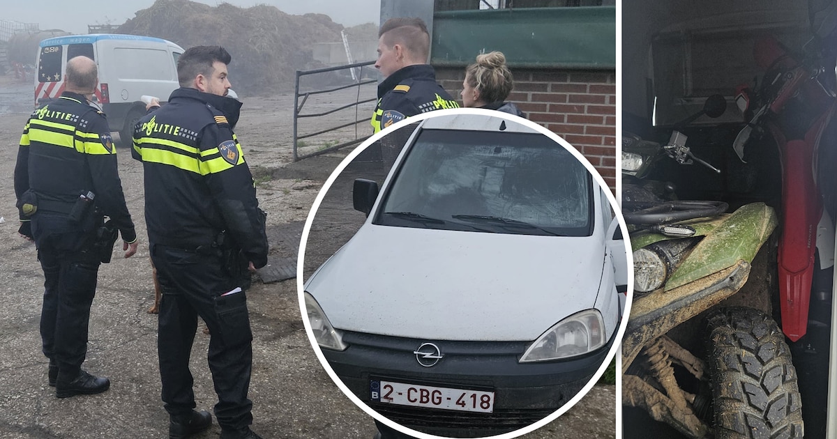 Dieven rijden met valse nummerplaten terrein van boer Jan op, breken in ...