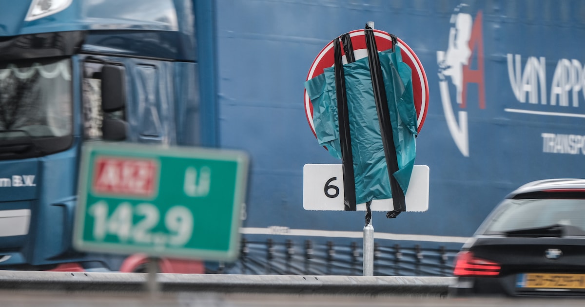 De verkeersborden staan al langs de A12: vanaf maart mogen we niet meer ...