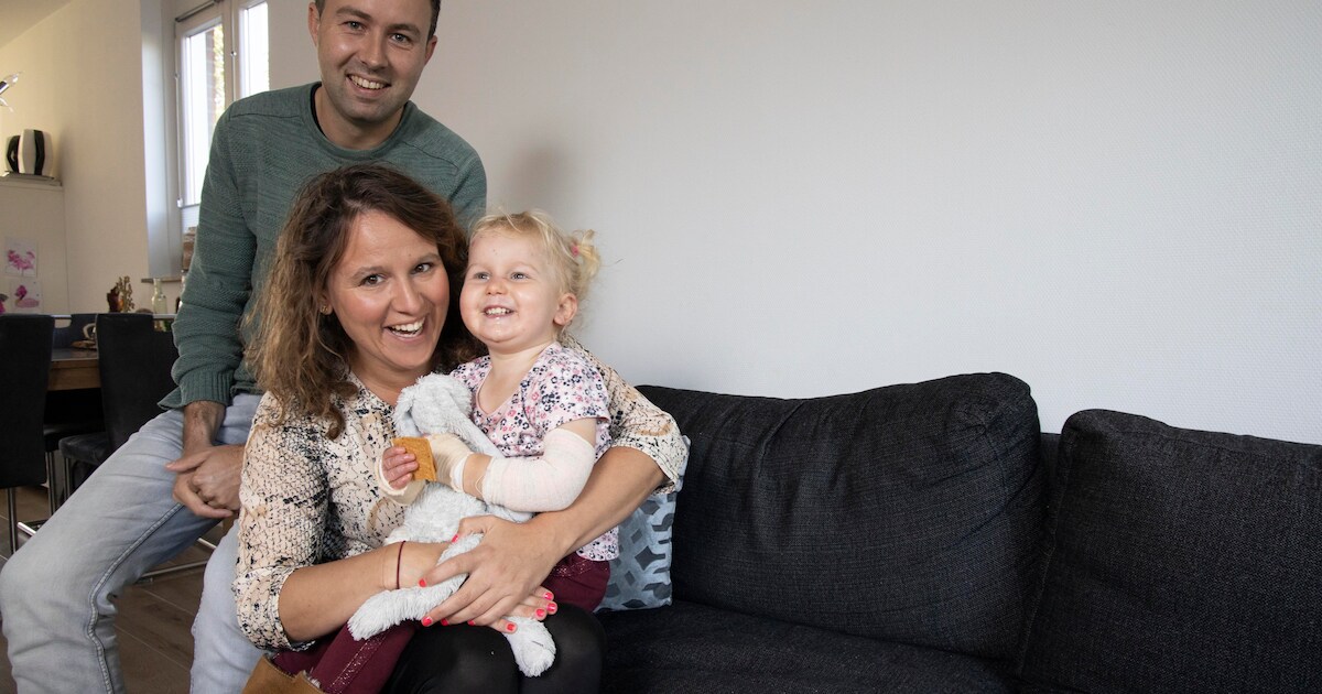 Yade (2) is een vlinderkind: ‘Ze heeft eigenlijk altijd pijn en jeuk ...