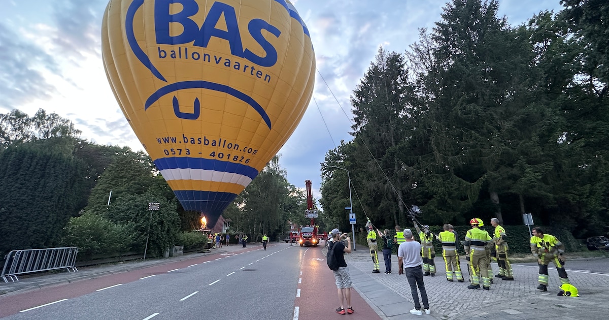 Luchtballon maakt bijzondere landing in woonwijk in Nijmegen | Regio ...
