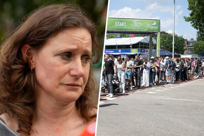 Diana (50) was minuut te laat voor de aanmelding, maar loopt tóch ...