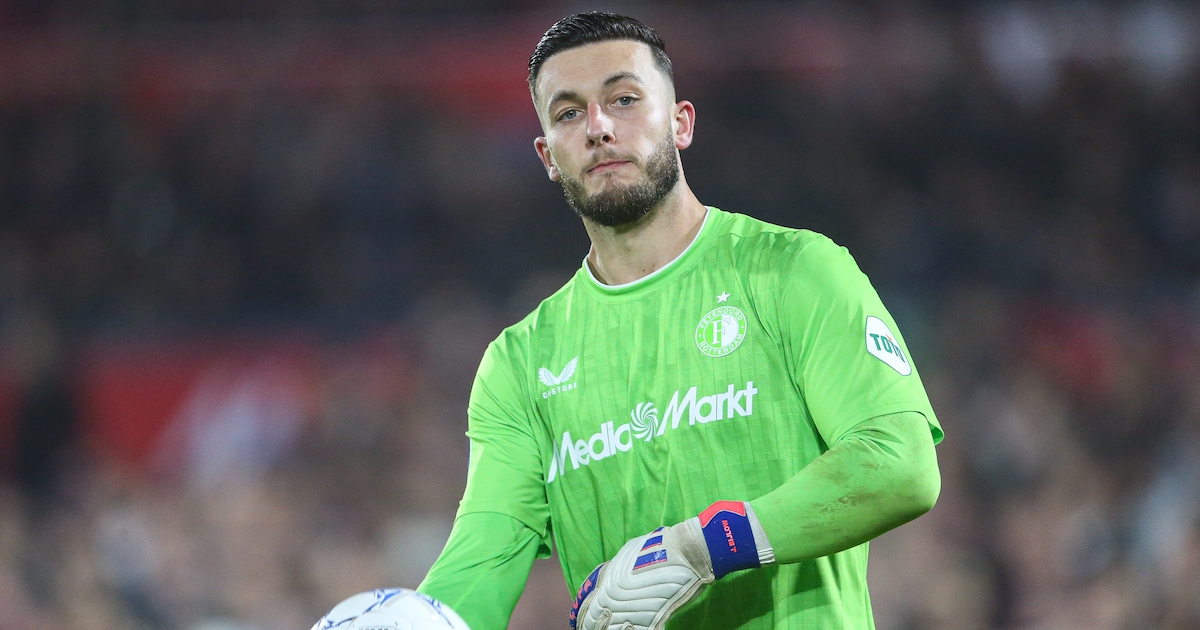 Justin Bijlow is opnieuw basisplaats kwijt bij Feyenoord: ‘Het is zwaar ...