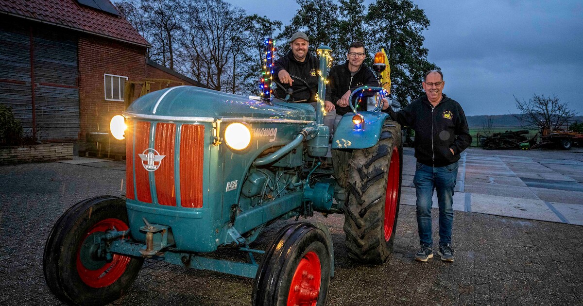 Winterse tractorenoptocht zaterdag door Woensdrecht: ‘Oude trekkers met ...