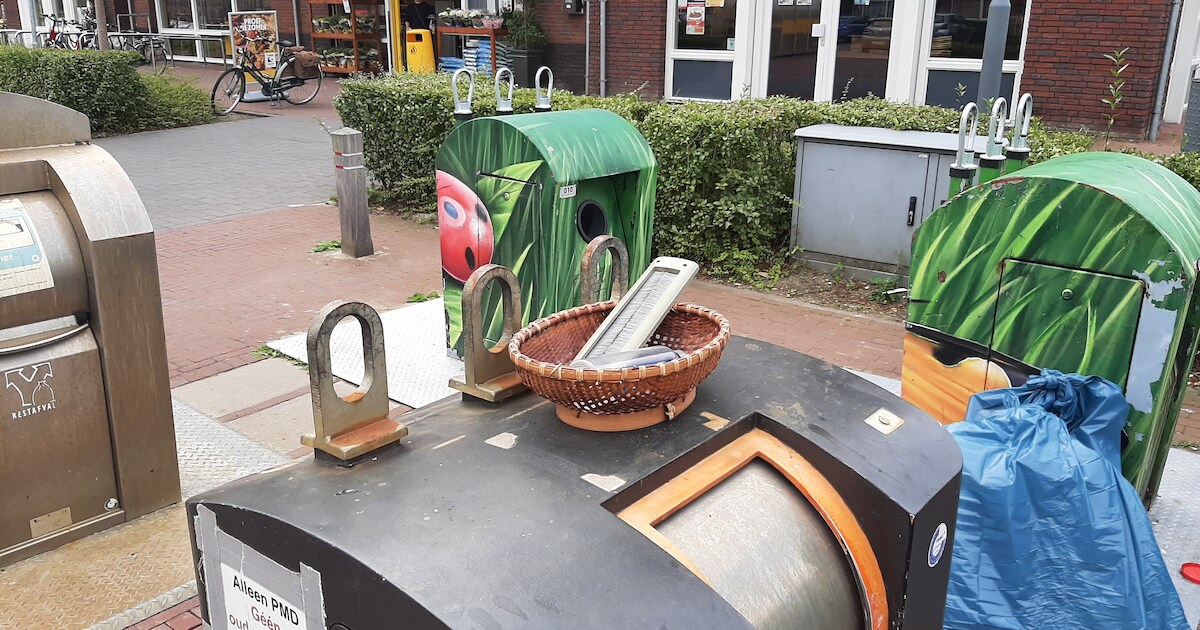 Helft van pmd-afval in Overbetuwe onbruikbaar; containers gaan op slot ...