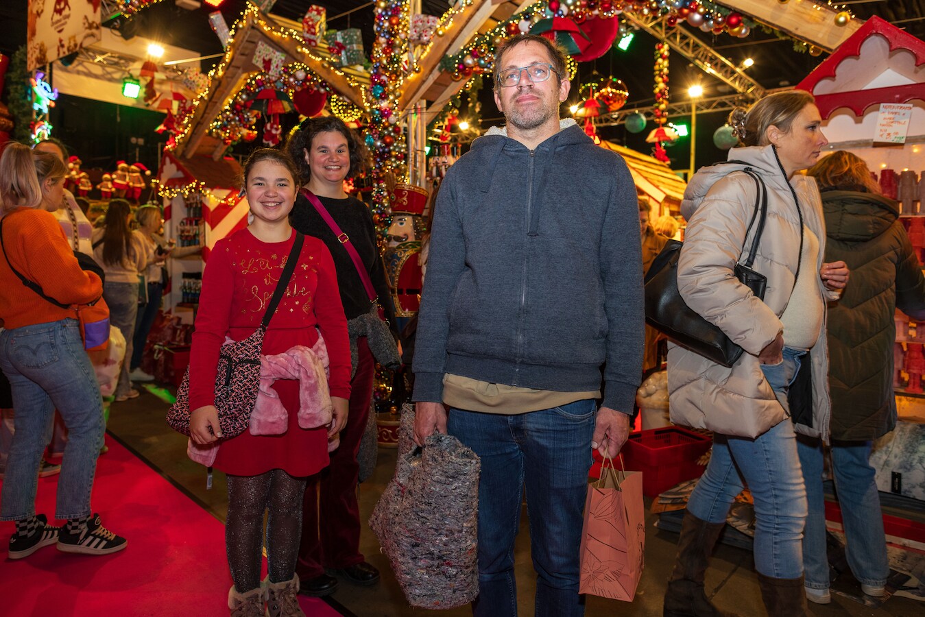 Op deze beurs is het zoeken naar verdwaalde mannen, deze drie hebben ...
