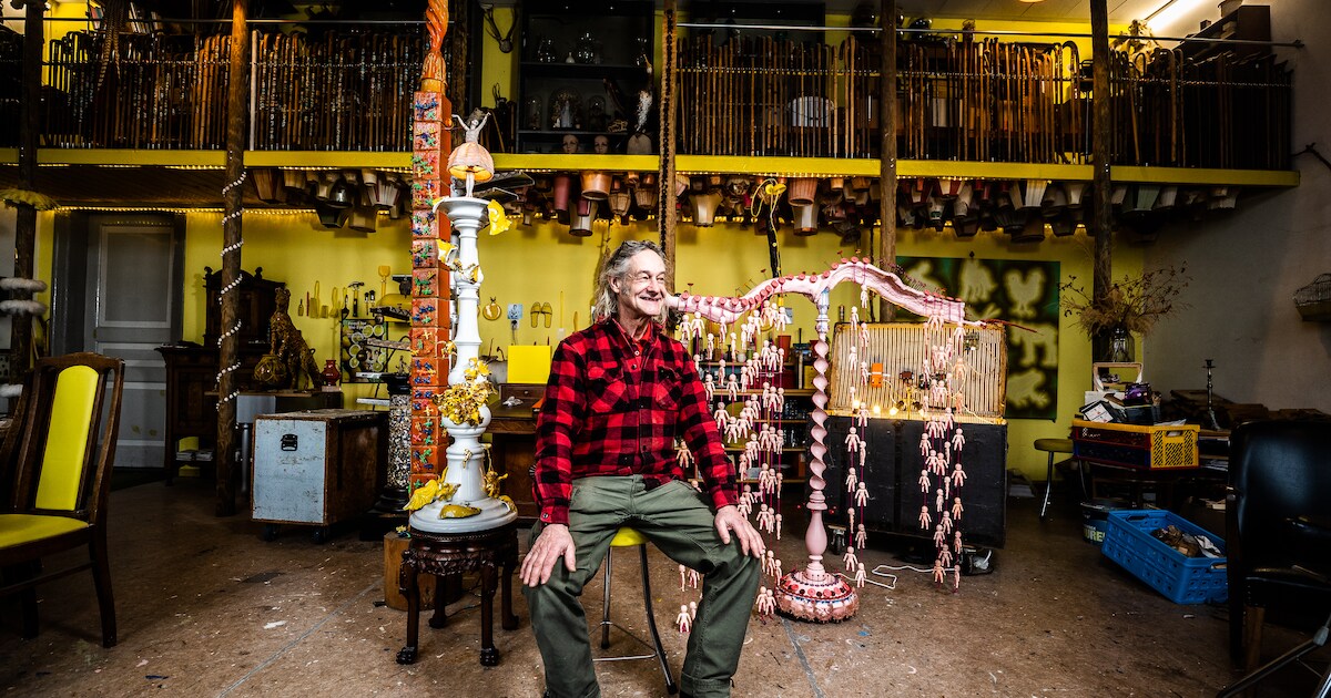 Jos van Doorn (67) blijft kunst maken tot hij erbij neervalt: ‘Een kop ...