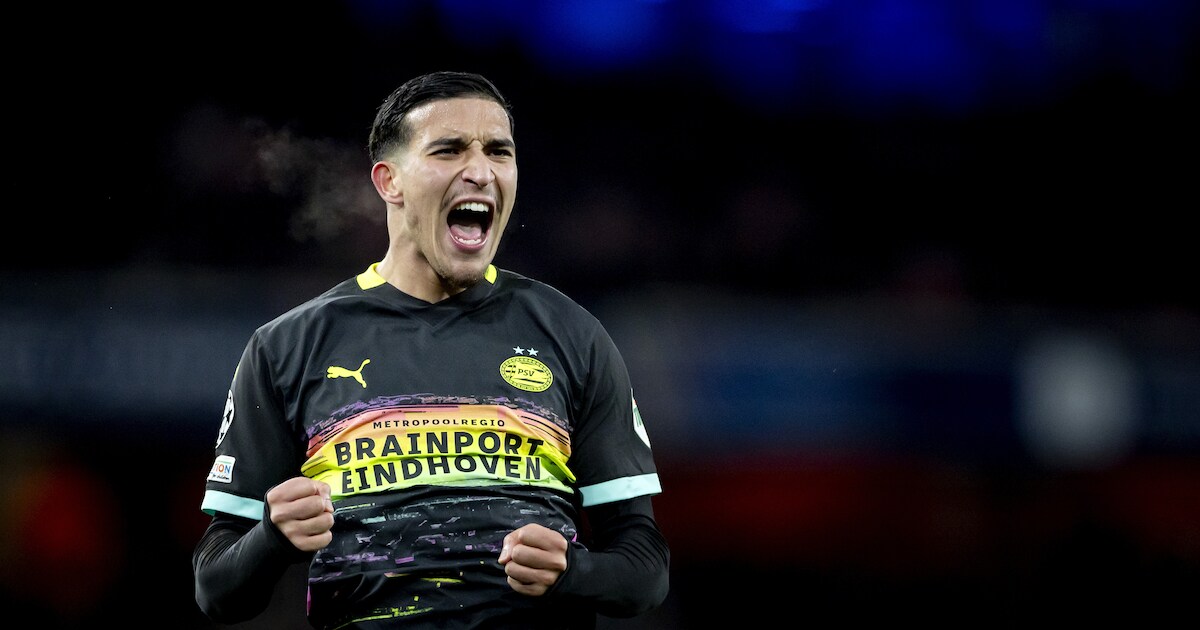 Driouech wil meer speeltijd bij PSV: ‘Die ambitie hoort erbij en moet ...