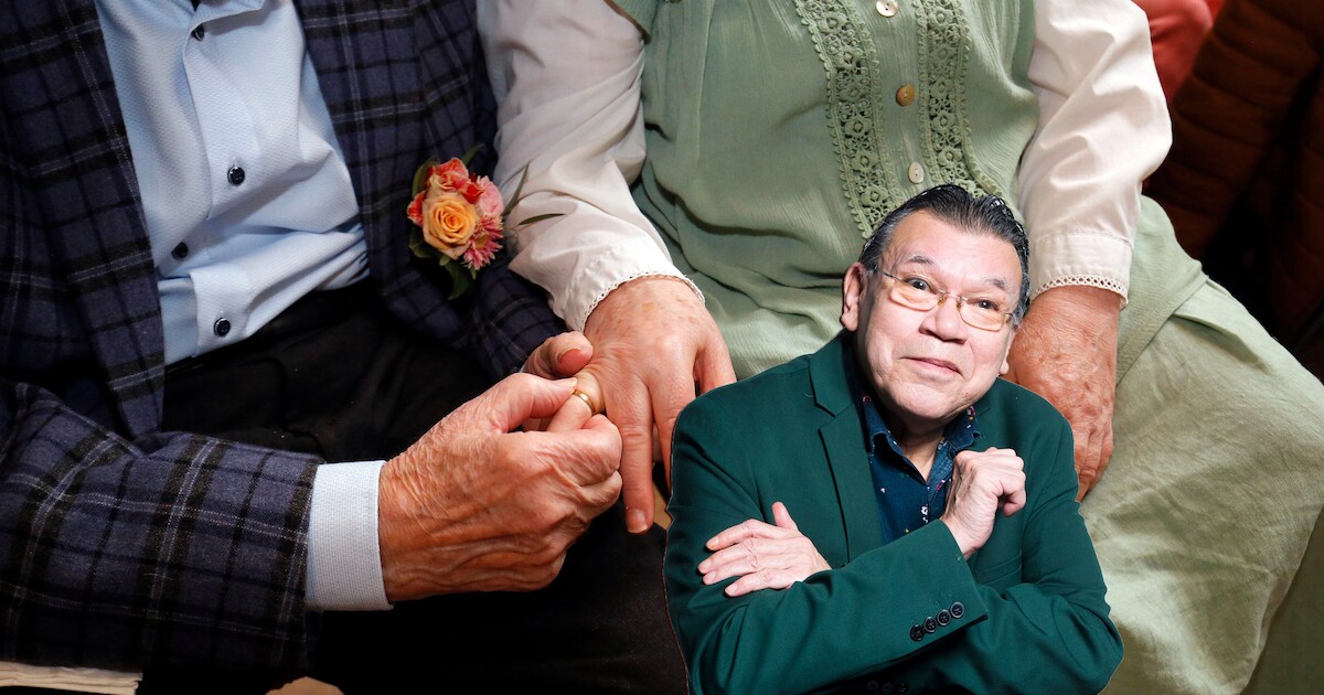 Nel (82) en Hugo (83) bewijzen dat het voor liefde nooit te laat is ...