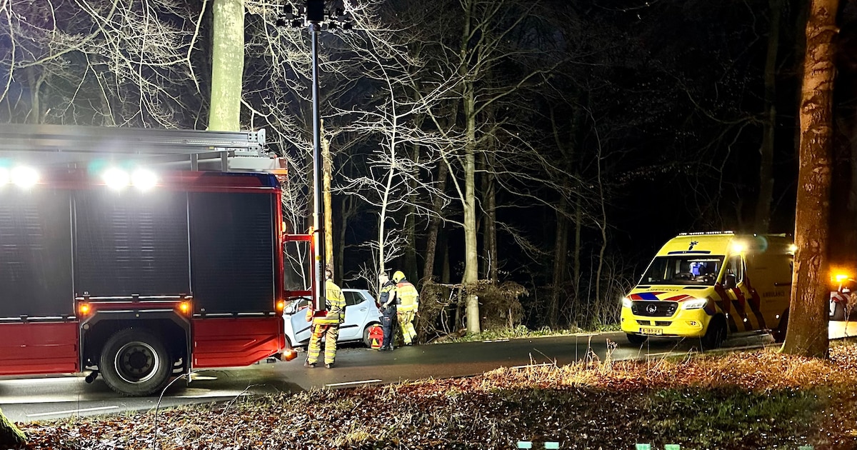 Bestuurder en passagier gewond bij botsing tegen boom in Groesbeek ...