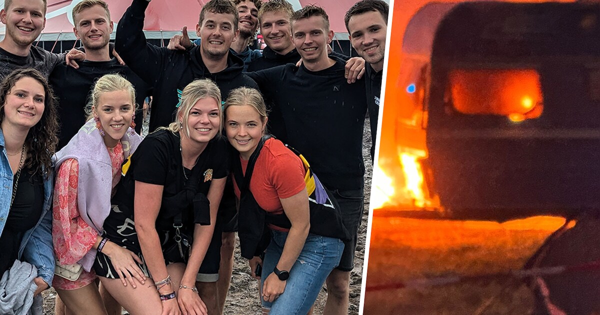 De dikke rook die Mick (25) op de camping van de Zwarte Cross ziet ...