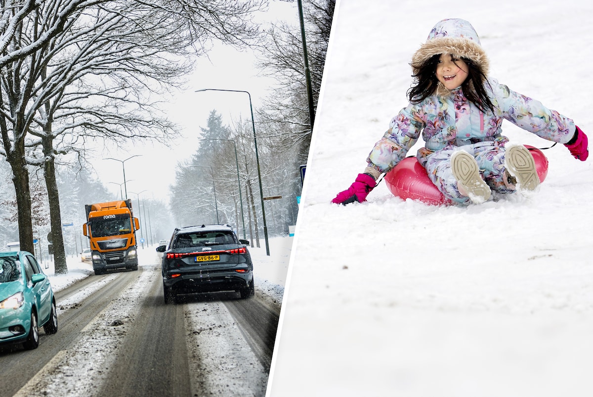 LIVE Sneeuw | Regen maakt wegen vanavond spekglad, morgen weer veel ...