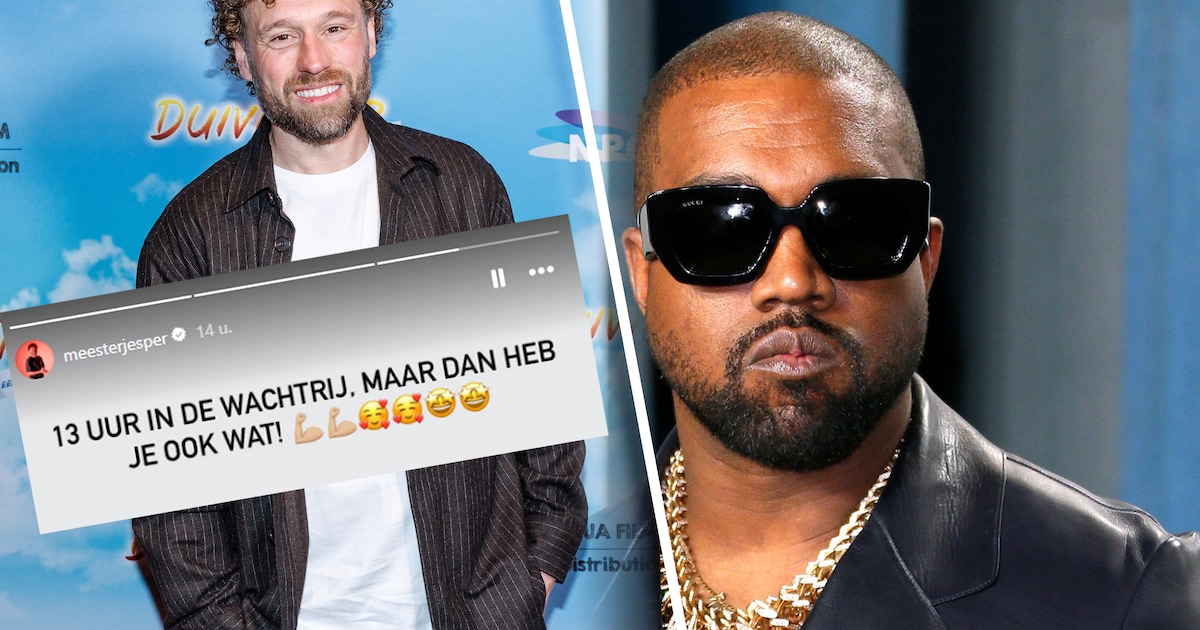 13 uur(!) in de rij, maar Meester Jesper heeft zijn tickets voor 'Ye ...