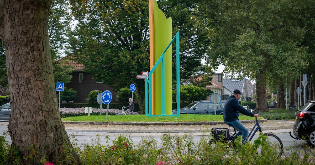 Op rotondes over de hele wereld tref je kunst: in Huissen vind je Groei ...