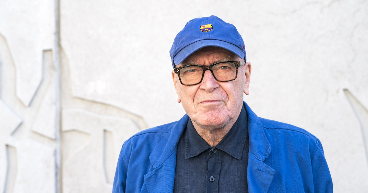 Filmproducent, schrijver en acteur Burny Bos (Het Zakmes, Minoes ...