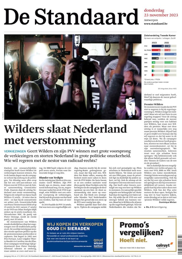 Reacties buitenland op verkiezingswinst Wilders: ‘Nederlandse Trump ...