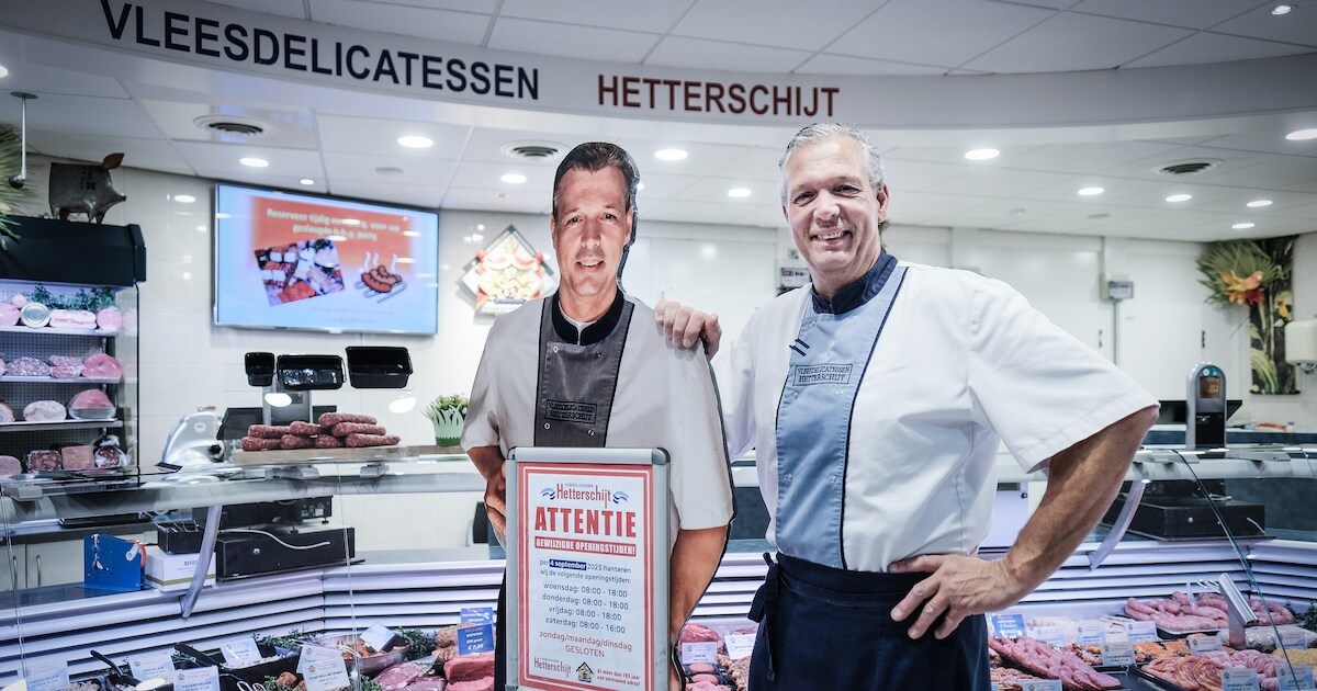 Om open te kunnen blijven, gaat slager William vaker dicht ...