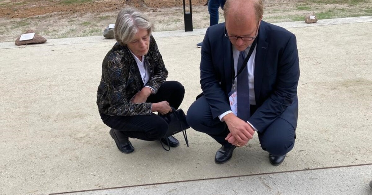 In Sobibor vermoorde kunstschilder Max van Dam herdacht met steen ...
