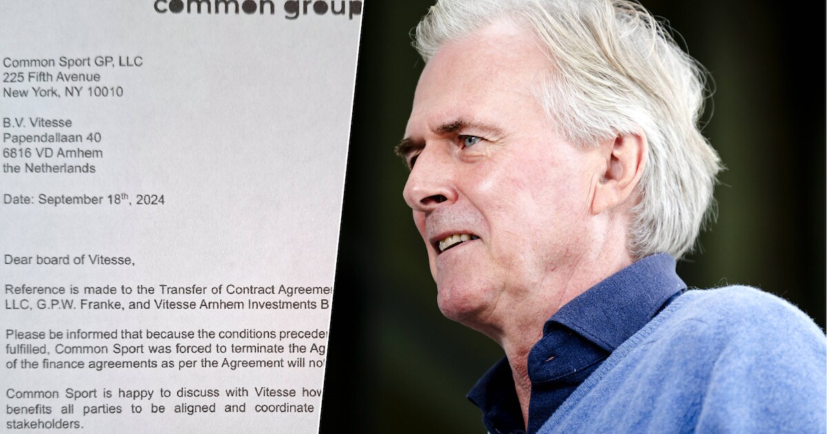 Gelekte brief Parry zorgt voor onrust bij Vitesse: ‘Bespelen publieke ...
