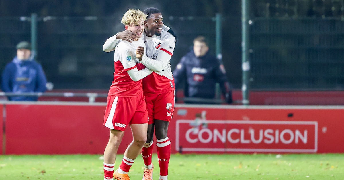 Noah Ohio laat zich zien bij Jong FC Utrecht met twee goals, Almere ...