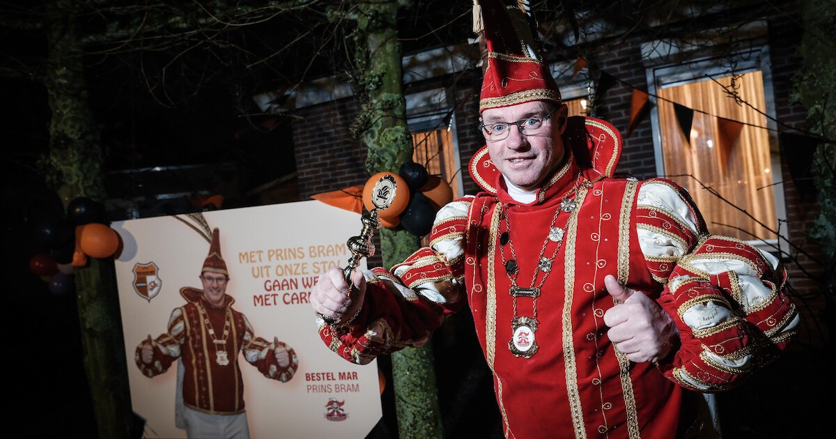 De titel ‘prins carnaval’ ontbrak nog aan Bram's lange lijst functies ...