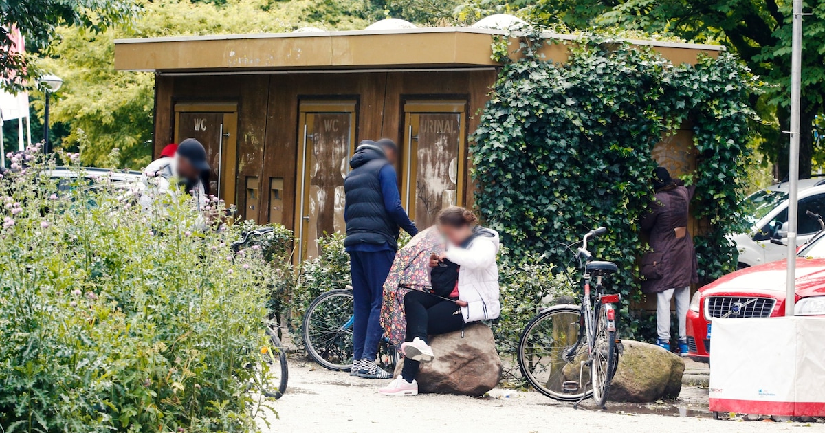 Verslaafden maken drugshol van wc-gebouw en weigeren parkbezoekers ...