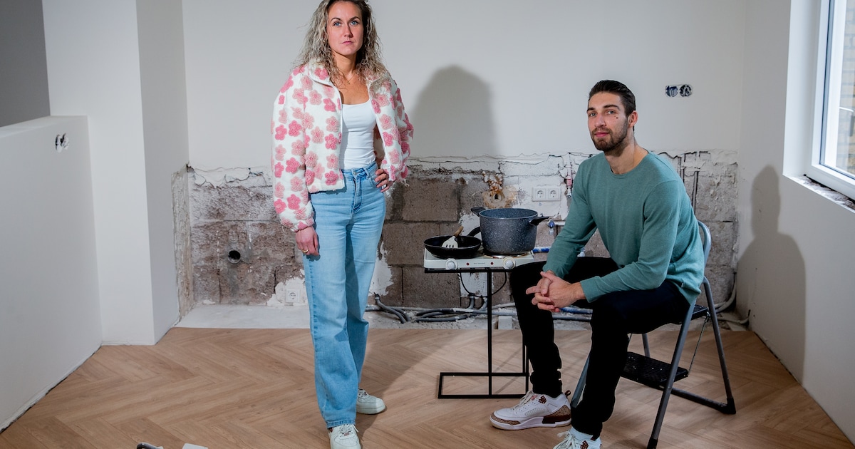 In plaats van nieuwe keuken zitten Pim en Kiki in financiële zorgen ...