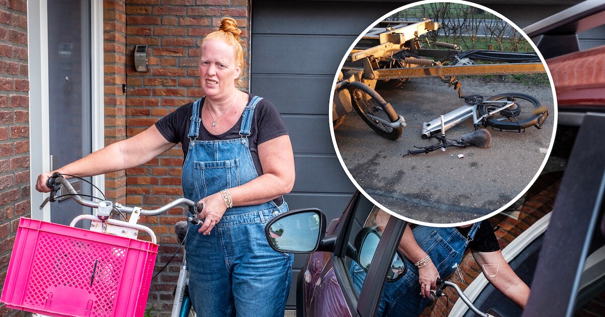 Aafke knalde met speedpedelec in volle vaart tegen stilstaande trailer ...