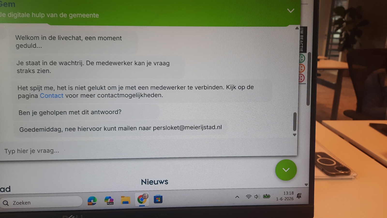 Niet alleen praten met een robot, maar ook chatten met een echte ...