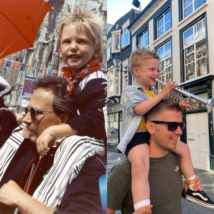 Jazz-opa Wil heeft hele familie besmet: Siem (4) en Dylan lopen vier ...