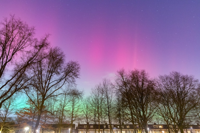 Wauw! Noorderlicht boven Utrecht zorgt voor magische beelden | Regio ...