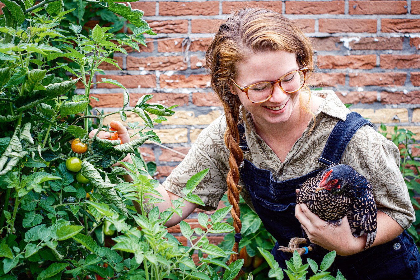 Lisa hoeft nooit naar de supermarkt: ze eet het hele jaar uit eigen ...