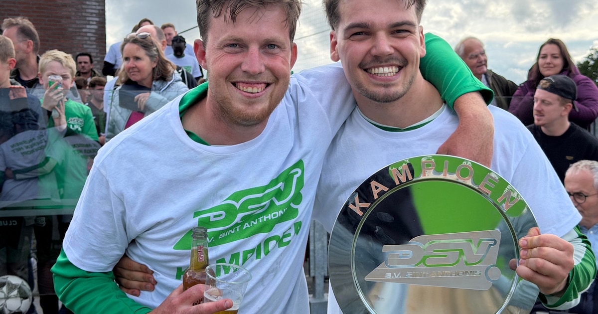 Voetbalclub Sint Anthonis promoveert en gouden feestje voor echtpaar ...