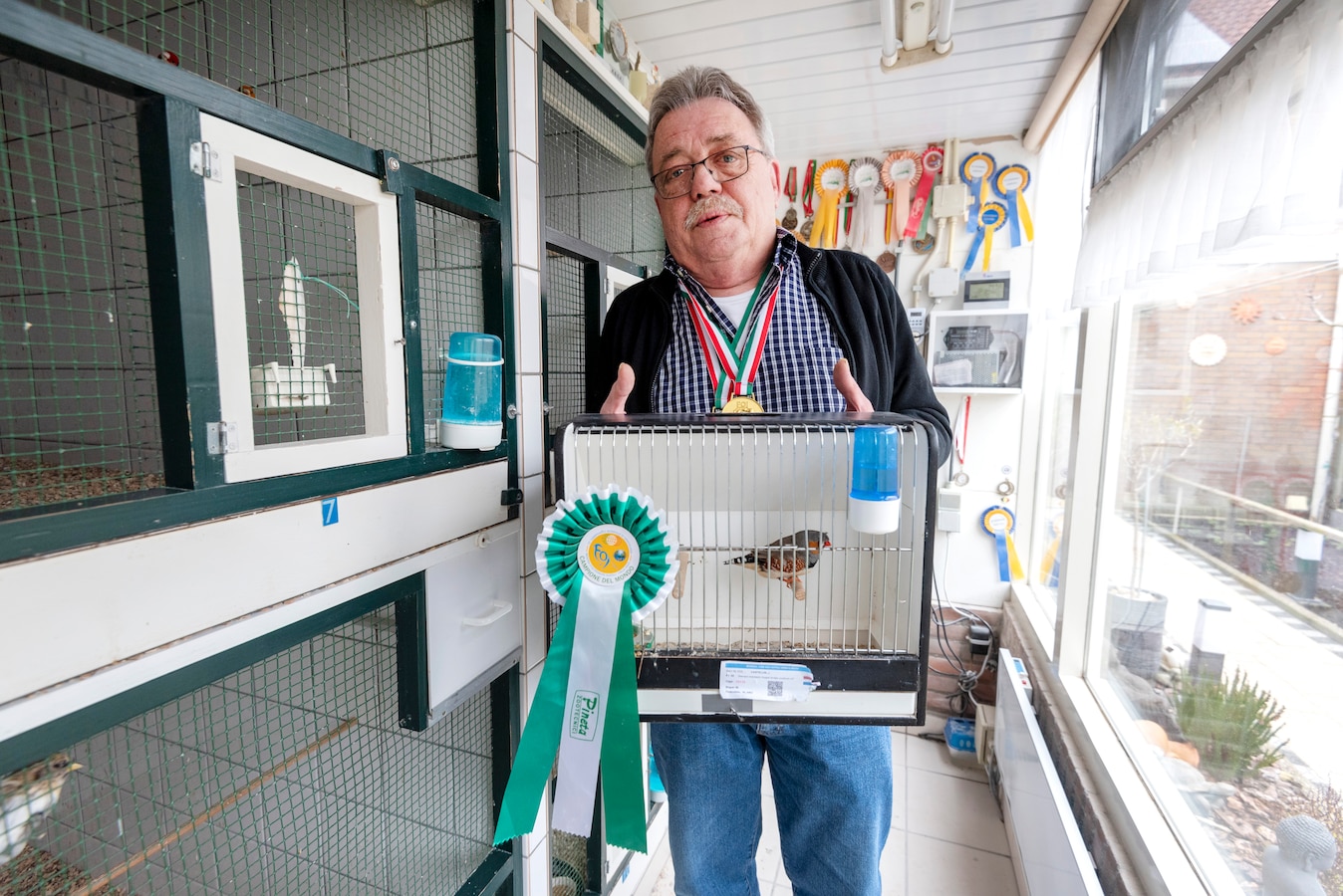 John Castelijn pakt goud en zilver met zijn vogels op het WK: ‘Het is ...