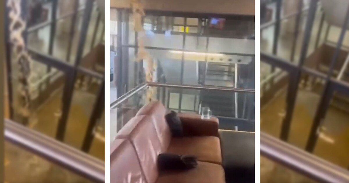 KIJK | Waterval aan poep golft kwartier lang door de gangen van deze ...
