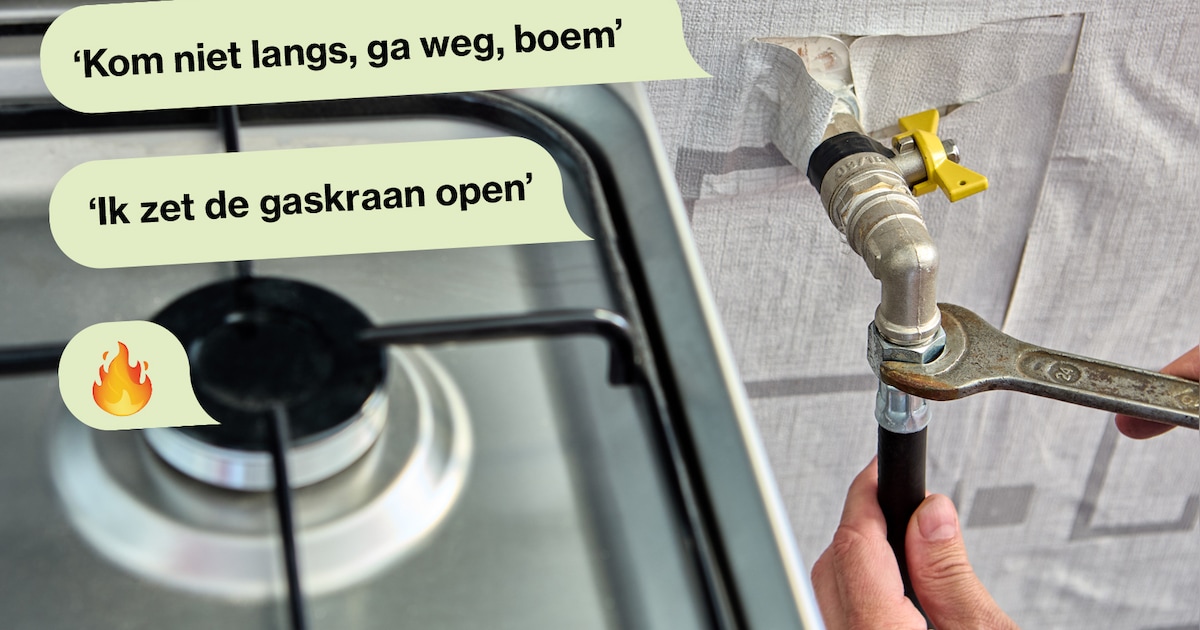 Rhedenaar zet gaskraan fornuis open en appt dan medewerkers instelling ...