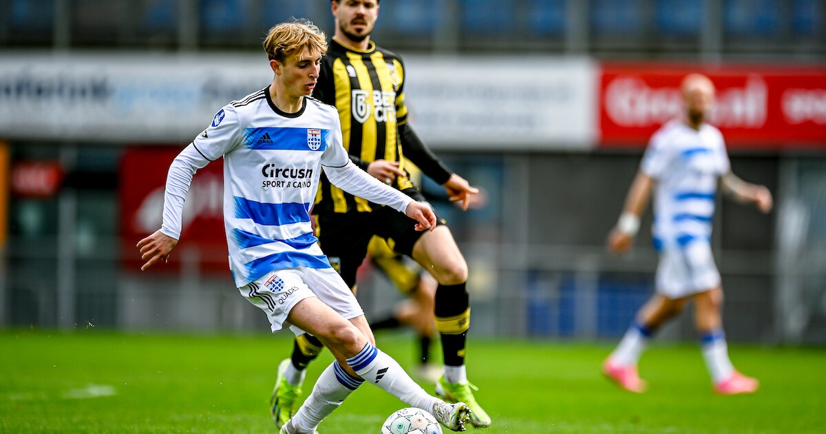 PEC Zwolle-middenvelder Gijselhart (20) in beeld bij De Graafschap ...