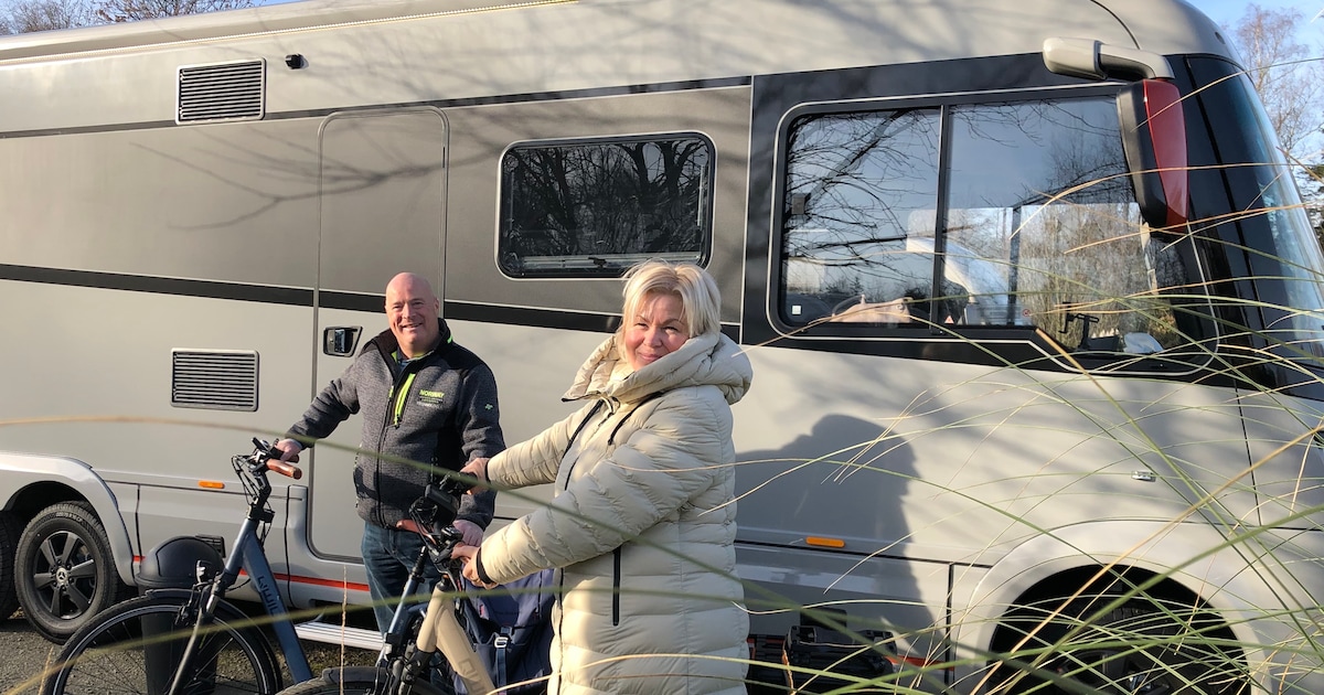 In vrieskou kamperen is heel gewoon: ‘Als het maar even kan zijn we weg ...