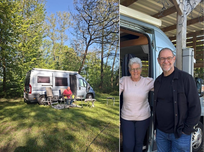 Ineke en Marcel (67) wilden juist nu vrij rondreizen met hun camper ...