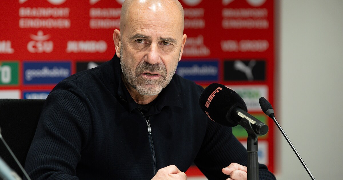 Peter Bosz over PSV: ‘Als wij met deze intensiteit spelen, zijn wij ...