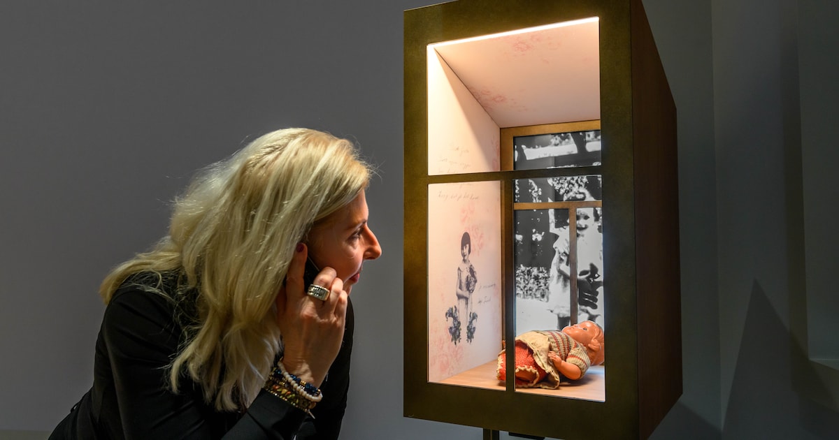 Ietje Frank kon nog snel haar pop weggeven toen ze door de Duitsers ...